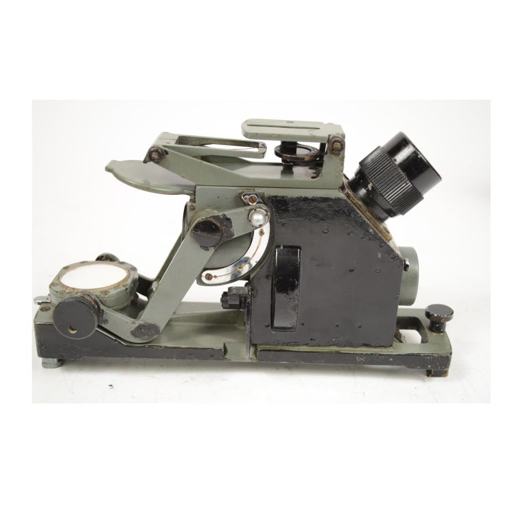 WWII Antique Russian Aviation Sextant with Original Wooden Box at 1stDibs