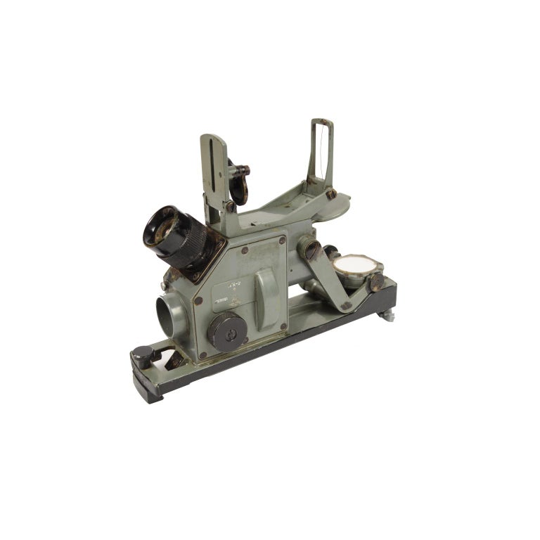 WWII Antique Russian Aviation Sextant with Original Wooden Box at 1stDibs