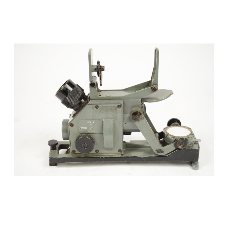 WWII Antique Russian Aviation Sextant with Original Wooden Box at 1stDibs