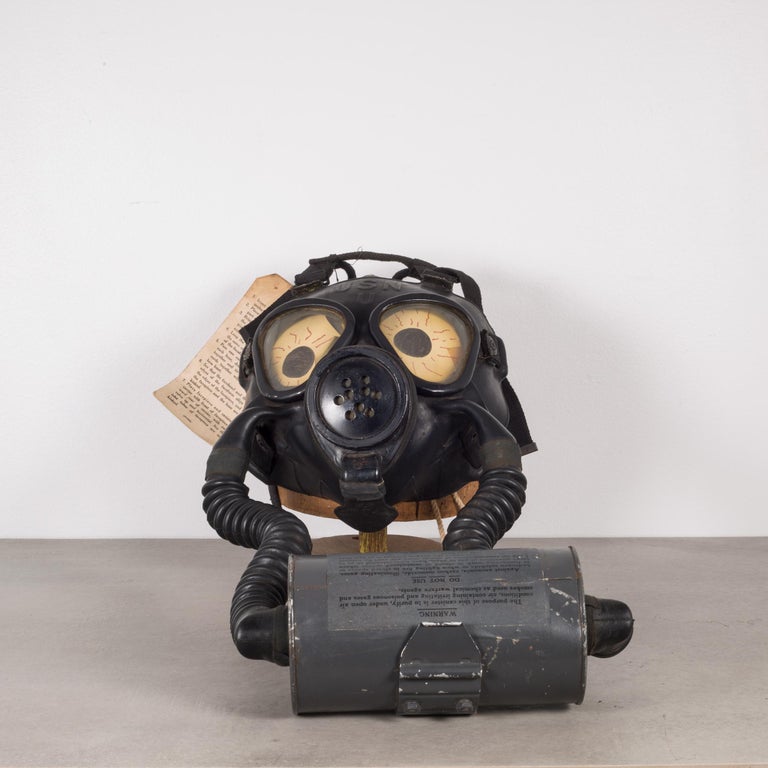 World War ll Navy Gas Mask Shop Display, circa 1940s at 1stDibs