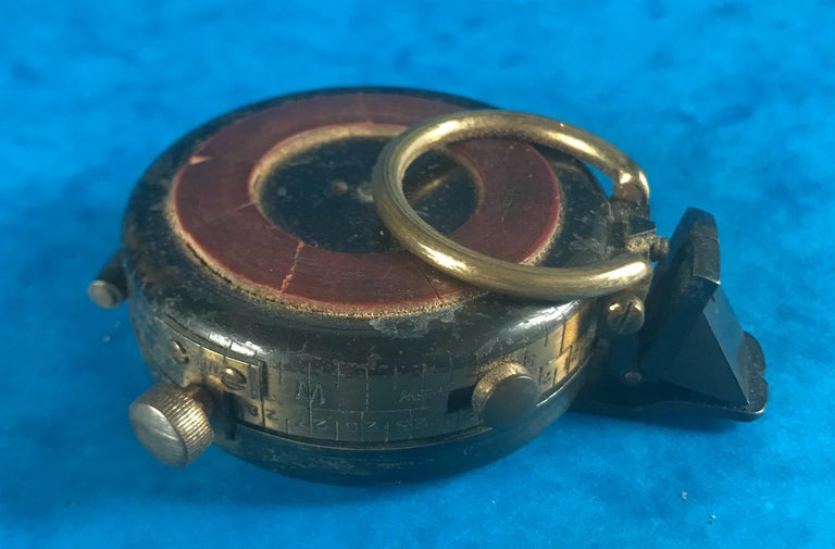 World War One 1918 Military Compass with Its Original Case at 1stDibs