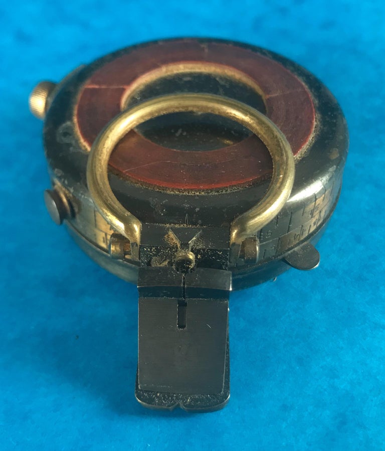 World War One 1918 Military Compass with Its Original Case at 1stDibs