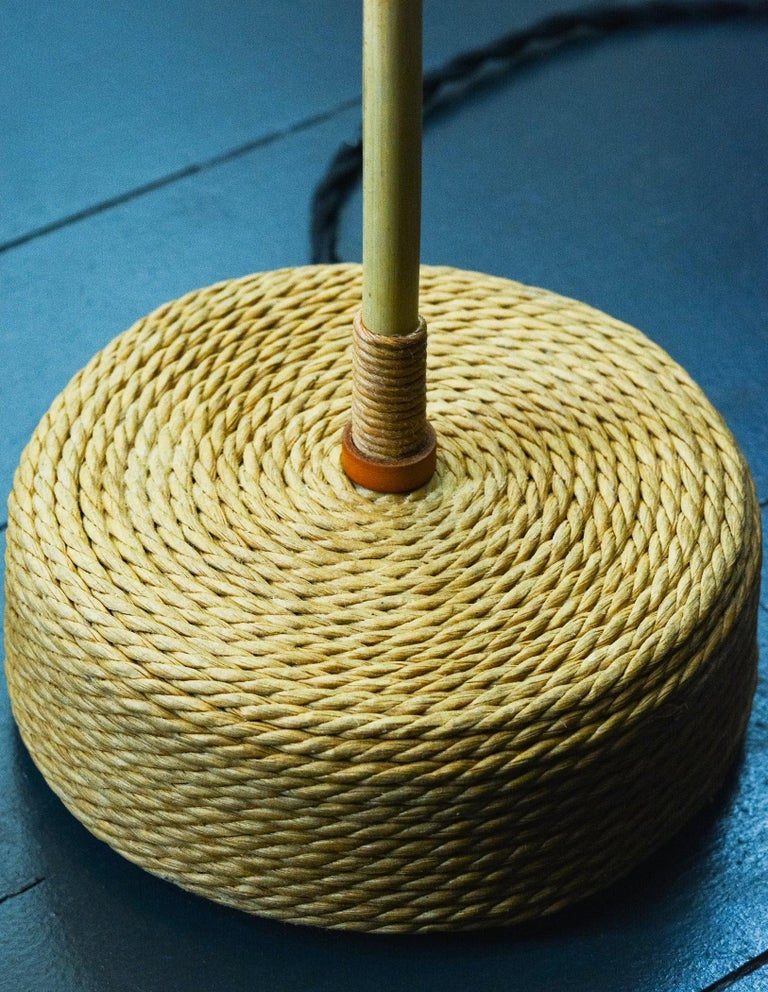 'World's Fair' Bamboo Cocktail Lamp with Parasol Shade by Christopher ...