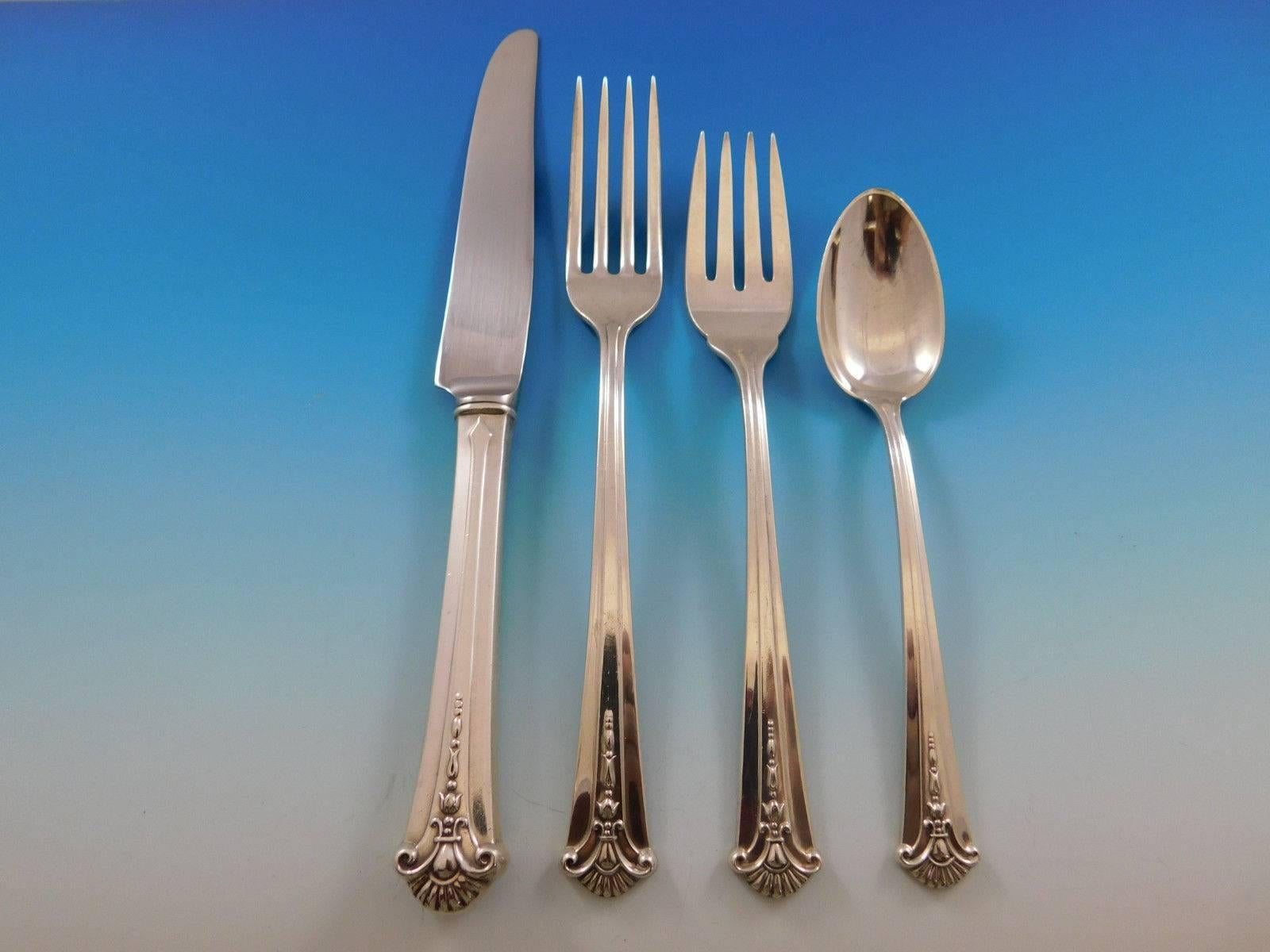 Worthington Severn by Kirk Stieff Sterling Silver Flatware Set 12 ...