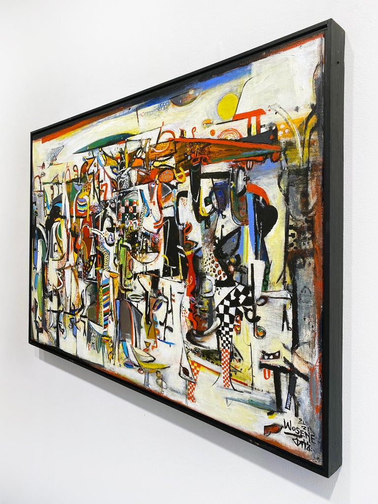 Wosene Kosrof - Wosene Kosrof Abstract Painting 'Hallelujah III' at 1stDibs