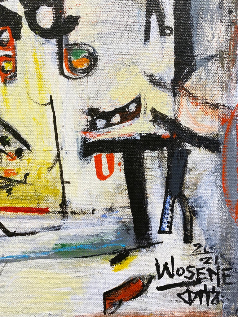 Wosene Kosrof - Wosene Kosrof Abstract Painting 'Hallelujah III' at 1stDibs