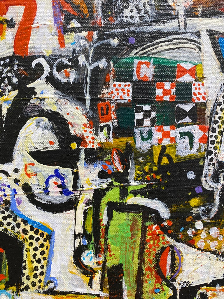 Wosene Kosrof - Wosene Kosrof Abstract Painting 'Hallelujah III' at 1stDibs