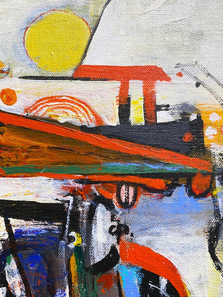 Wosene Kosrof - Wosene Kosrof Abstract Painting 'Hallelujah III' at 1stDibs