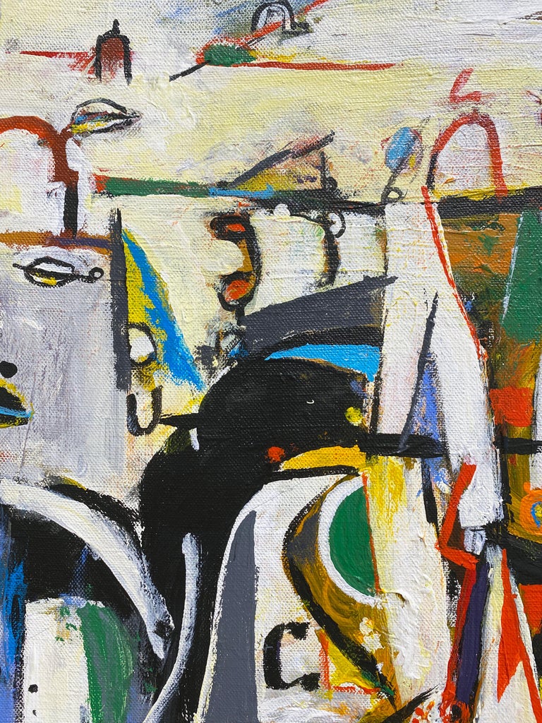 Wosene Kosrof - Wosene Kosrof Abstract Painting 'Hallelujah III' at 1stDibs