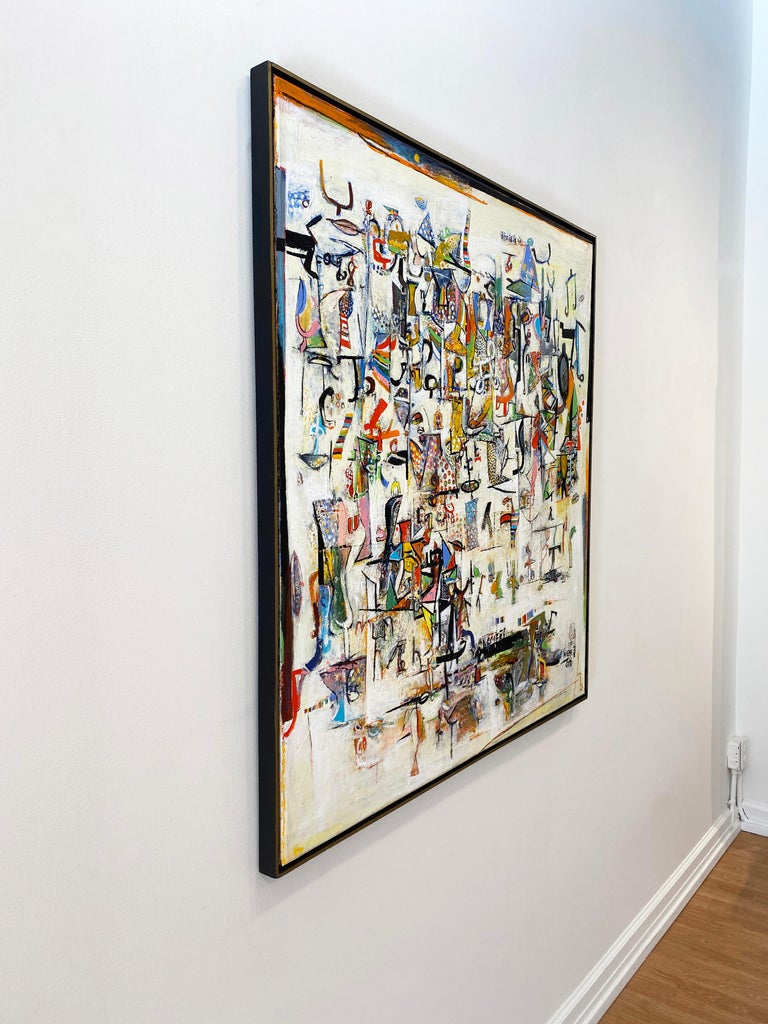 Wosene Kosrof - Wosene Worke Kosrof Abstract Painting ' Blessings of ...