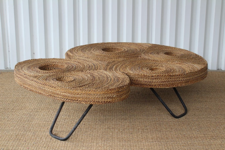 Woven Rope Coffee Table at 1stDibs