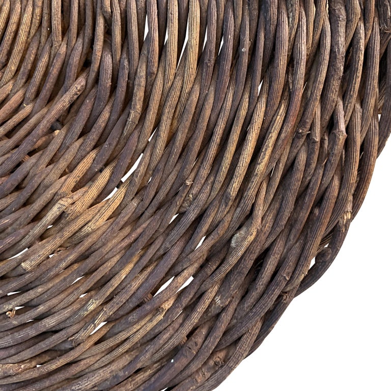 Woven Wicker Cake Stand at 1stDibs