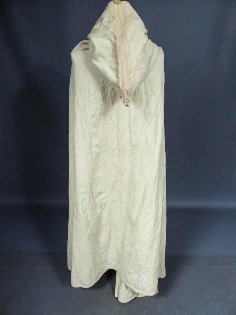 Woven Wool Burnous Traditional Cape - Tunisia around 1950 at 1stDibs ...