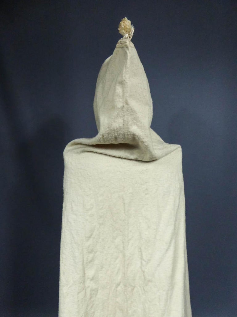 Woven Wool Burnous Traditional Cape - Tunisia around 1950 at 1stDibs ...