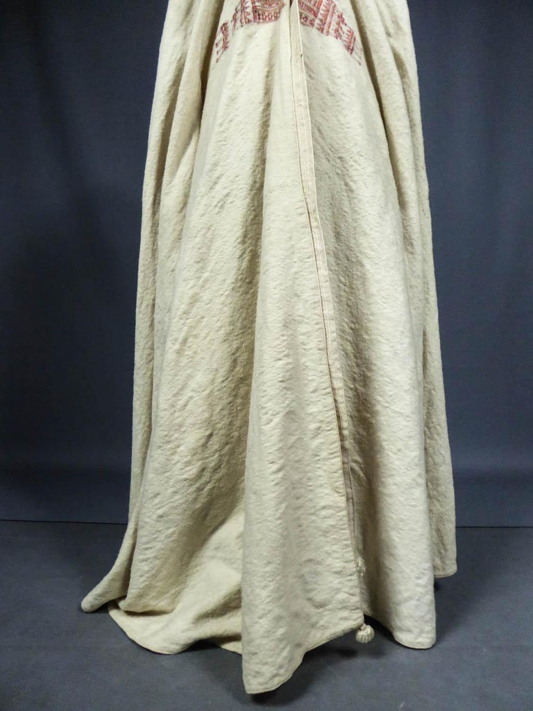 Woven Wool Burnous Traditional Cape - Tunisia around 1950 at 1stDibs ...