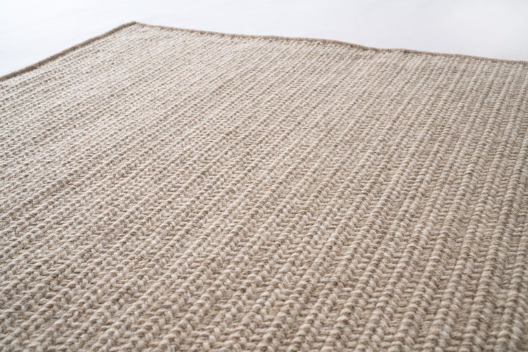 Woven Wool Rug in Natural, Custom Made in the USA For Sale at 1stDibs ...