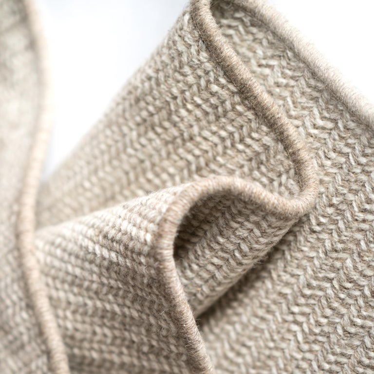 Woven Wool Rug in Natural, Custom Made in the USA For Sale at 1stDibs ...