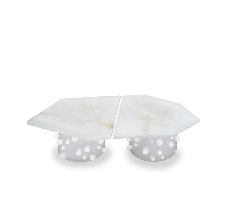 WPN Rock Crystal Cocktail Table by Phoenix For Sale at 1stdibs