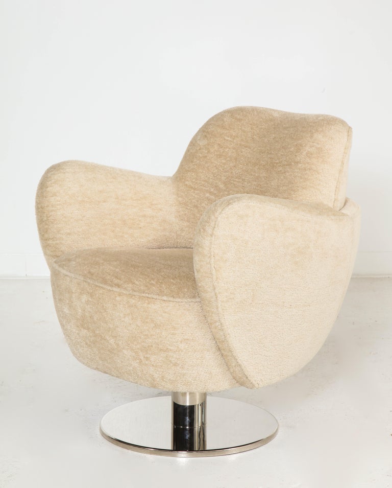 Wrap Around Swivel Barrel Chair Offered by Vladimir Kagan Design Group ...