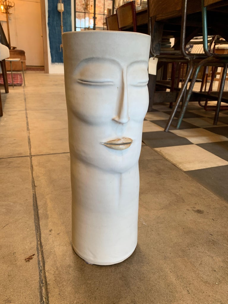 Wren Ceramics Large Zen Head Vase at 1stDibs