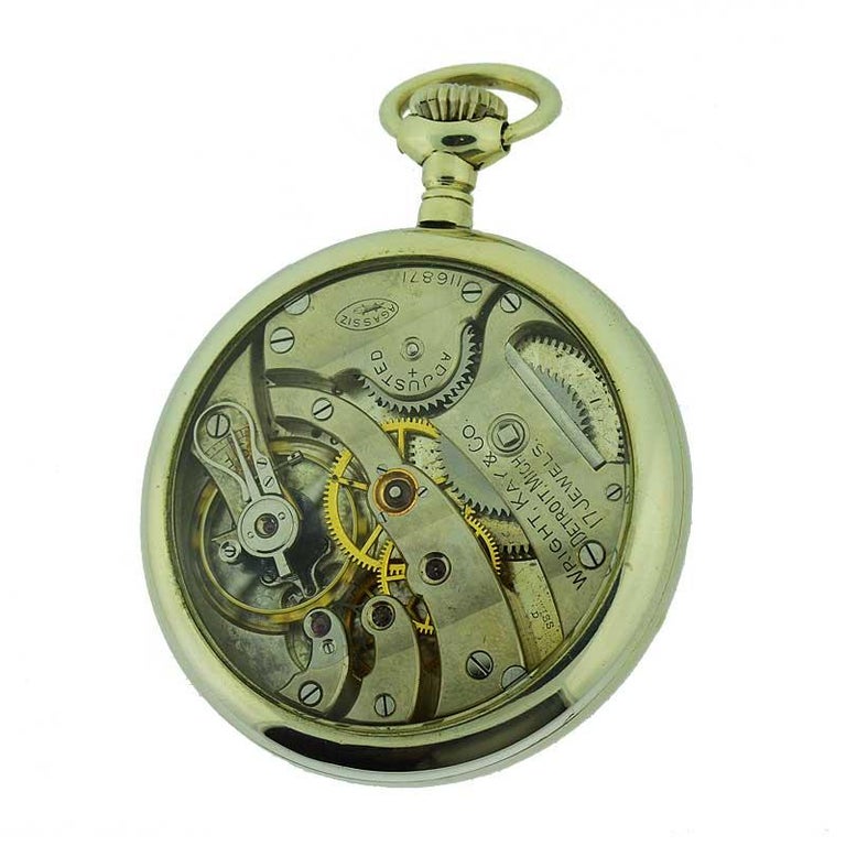 Wright, Kay and Co. by Agassiz with Unusual Exhibition Back and Breguet ...