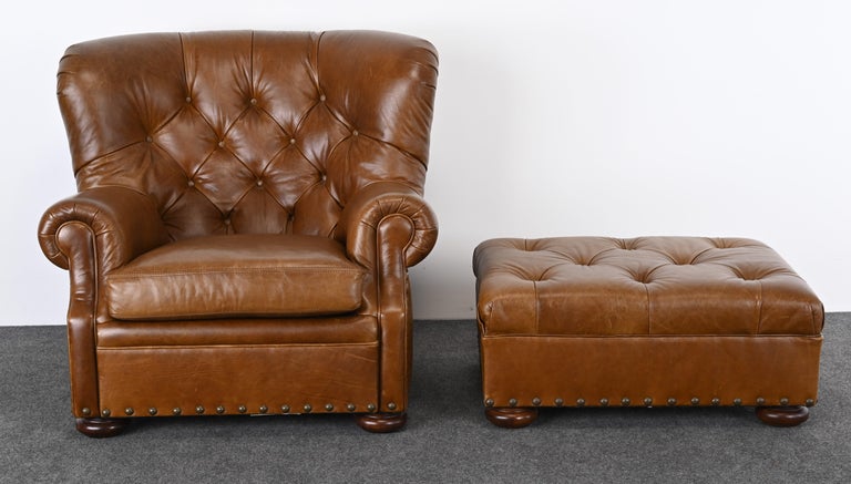 Writers Chair and Ottoman by Ralph Lauren, 20th Century For Sale at 1stDibs
