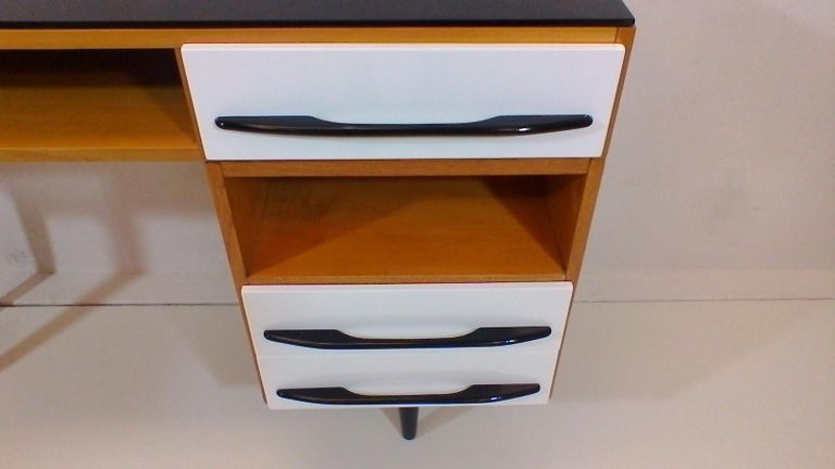Writing Desk Designed by Architect M. Požár, Retro Style Brusel 1960s ...
