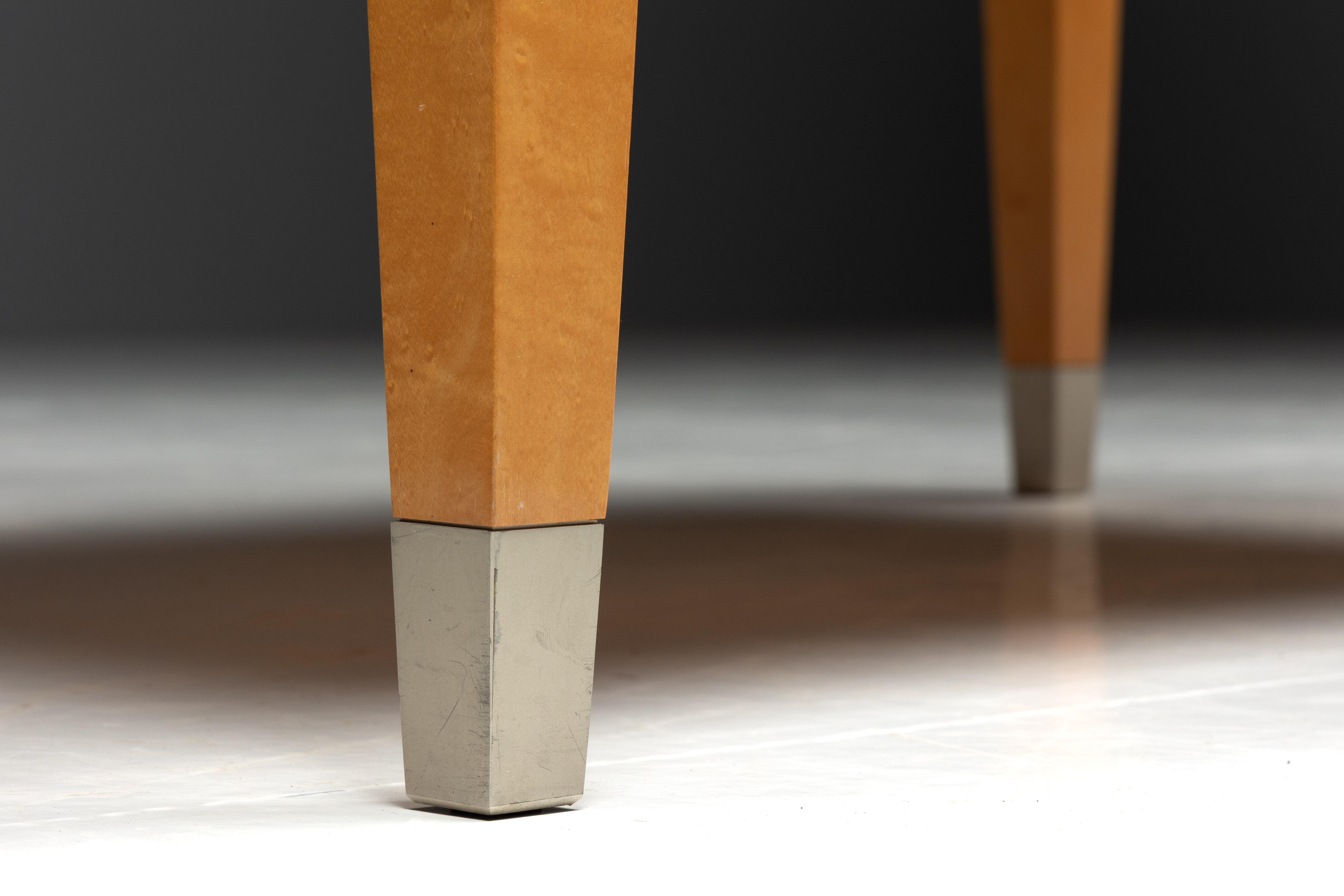 Writing Desk with Chair by Chi Wing Lo for Giorgetti, Italy, 1990s For Sale at 1stDibs