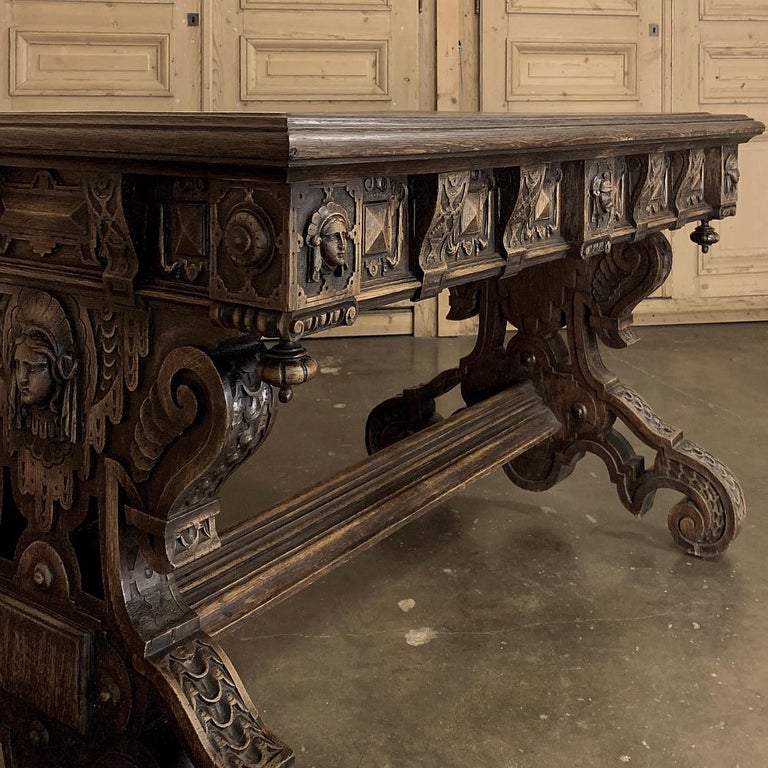Writing Table, 19th Century French Renaissance For Sale at 1stdibs