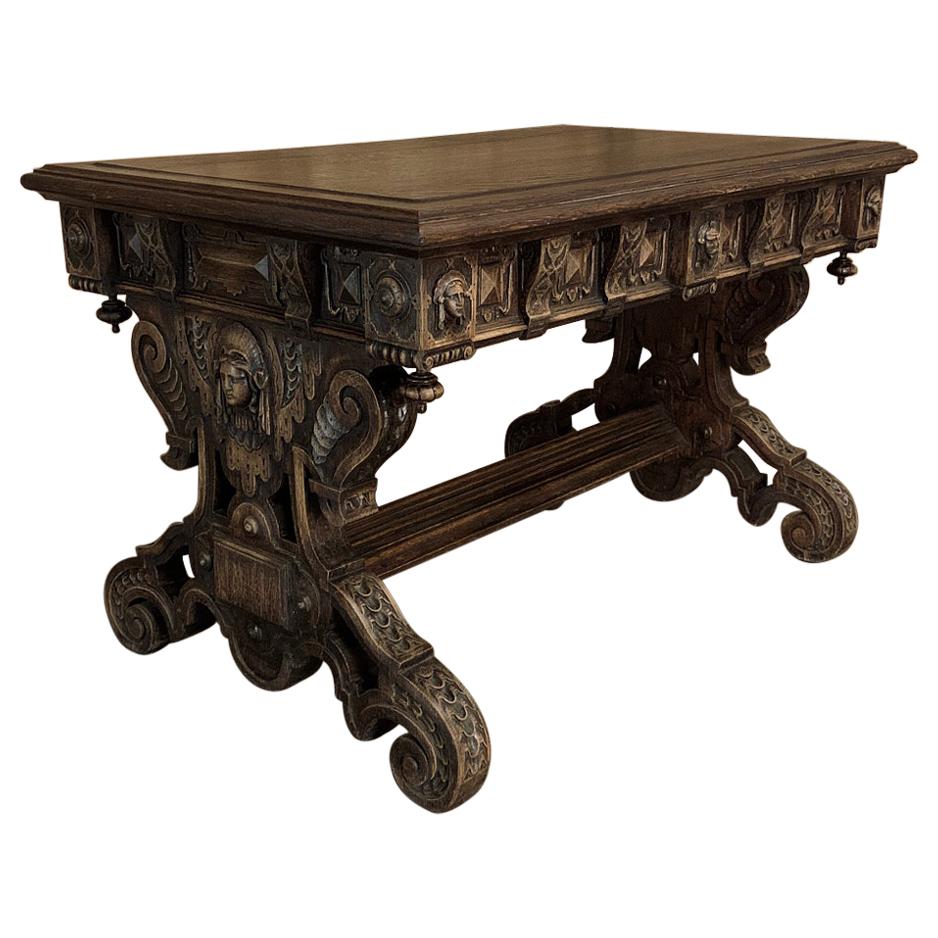 Writing Table, 19th Century French Renaissance For Sale at 1stdibs