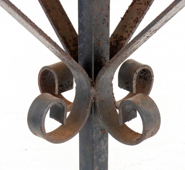 Wrought Iron Birdcage on Stand For Sale at 1stDibs