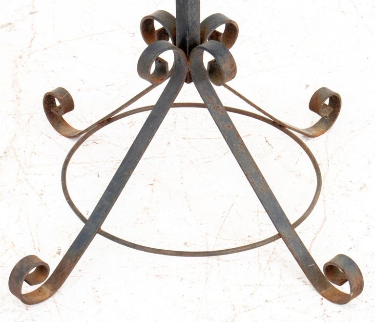 Wrought Iron Birdcage on Stand For Sale at 1stDibs