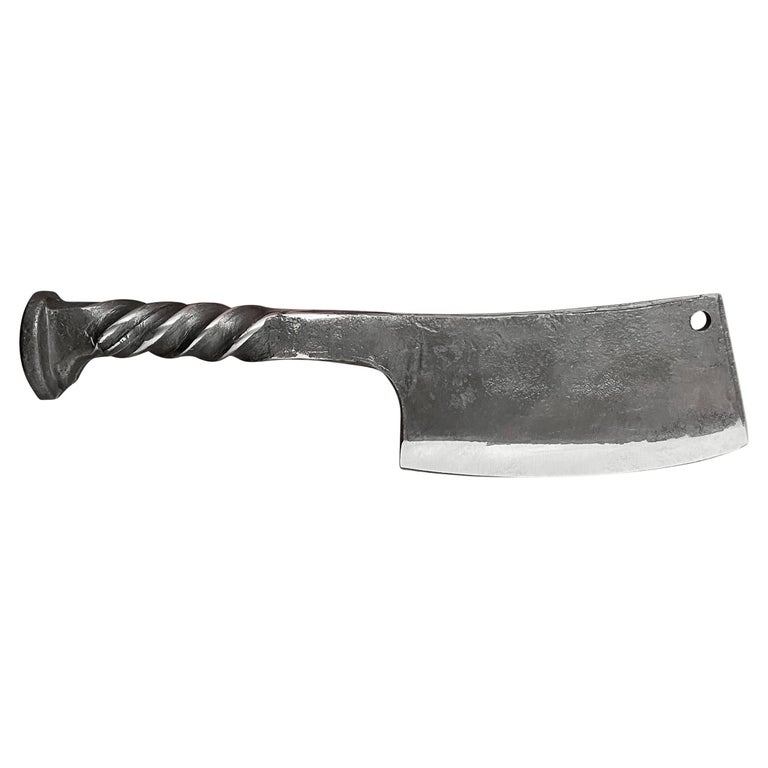Wrought Iron Butcher's Knife at 1stDibs | iron butcher knife