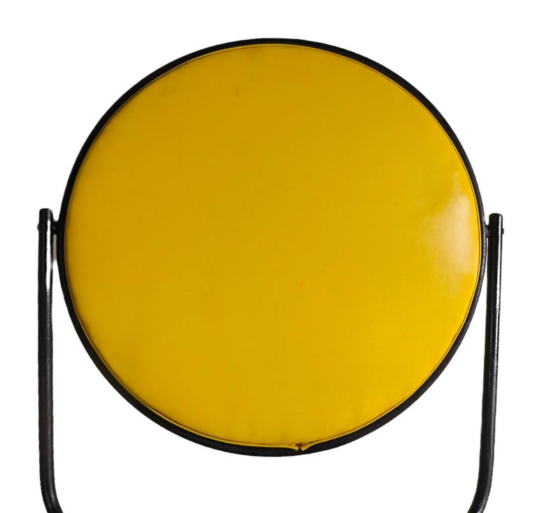 Wrought Iron Chair Att. to Tony Paul with Tilt Backrest For Sale at 1stDibs