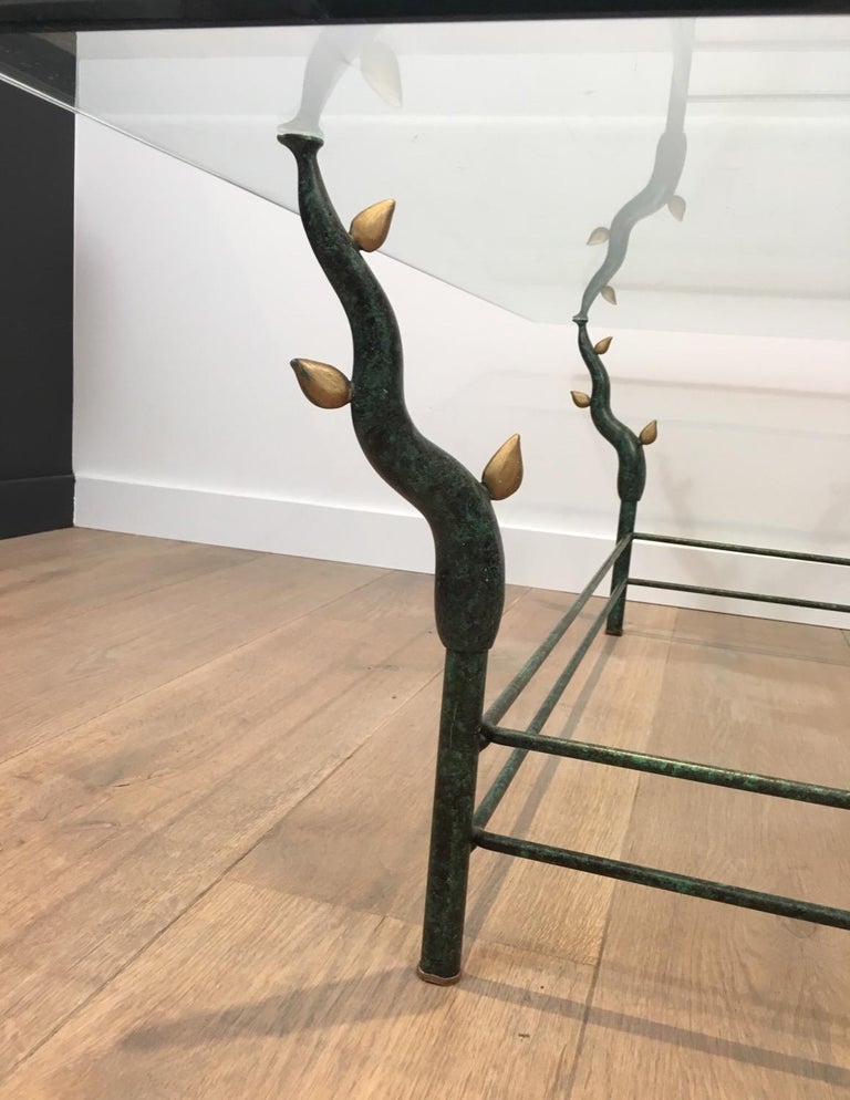 Wrought Iron Tree Branches Coffee Table in the Style of Willy Daro For ...