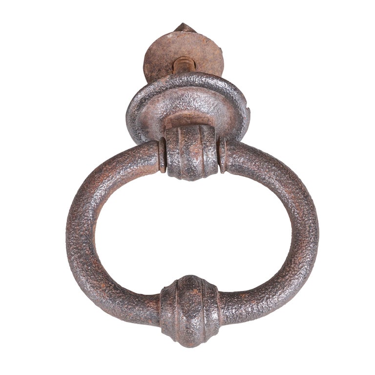 Wrought Iron Door Knocker For Sale at 1stDibs