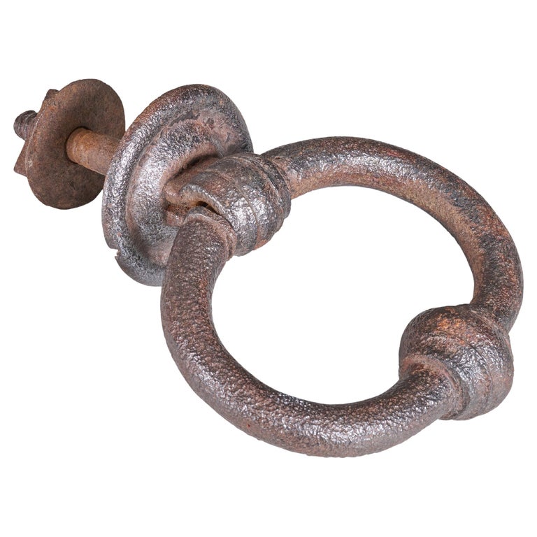 Wrought Iron Door Knocker For Sale at 1stDibs