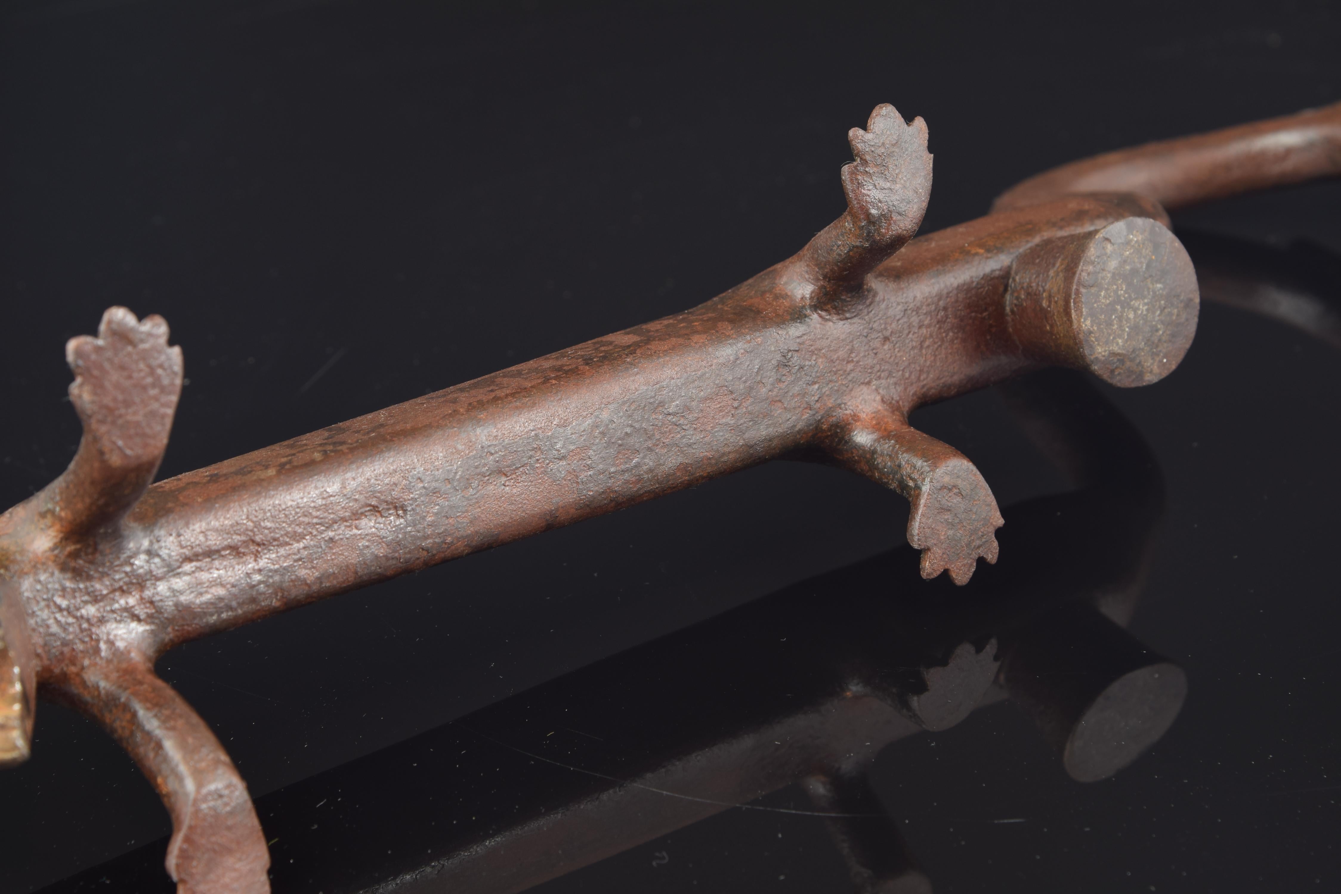 Wrought Iron Door Knocker, Possibly, 19th Century For Sale at 1stDibs