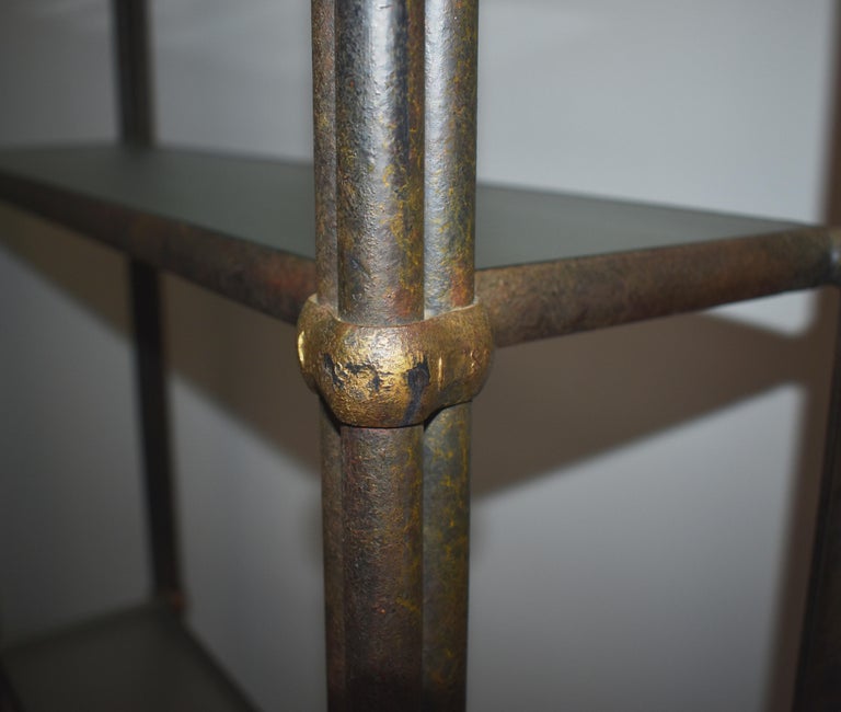Wrought Iron Étagère Shelf For Sale at 1stDibs