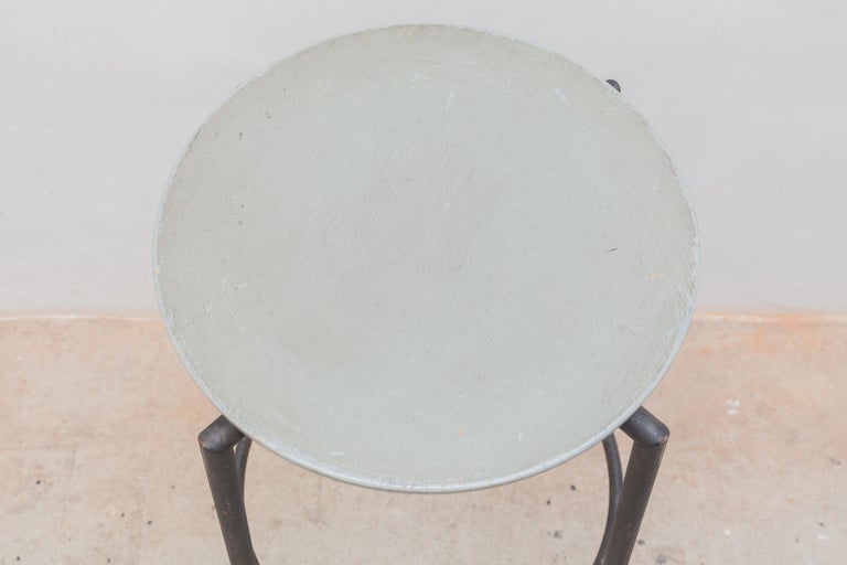 Wrought Iron Industrial Foot Stools Designed by Foraform, Norway For ...