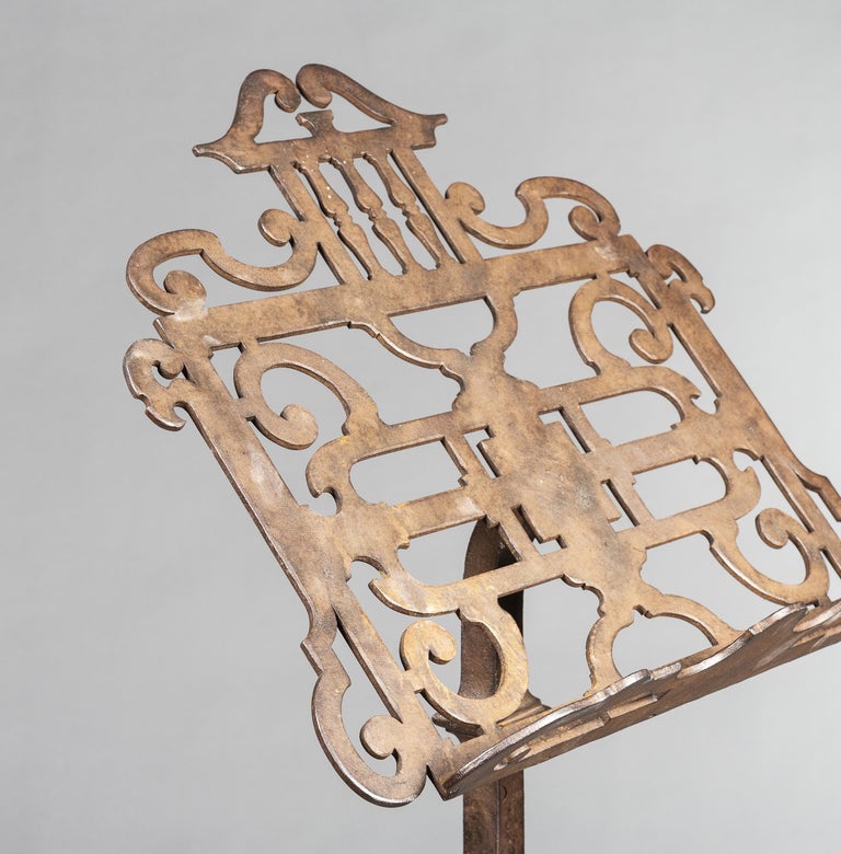 Wrought Iron Lectern, 20th Century at 1stDibs