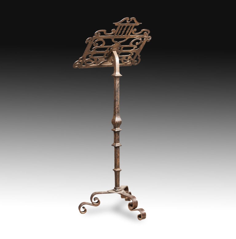 Wrought Iron Lectern, 20th Century at 1stDibs