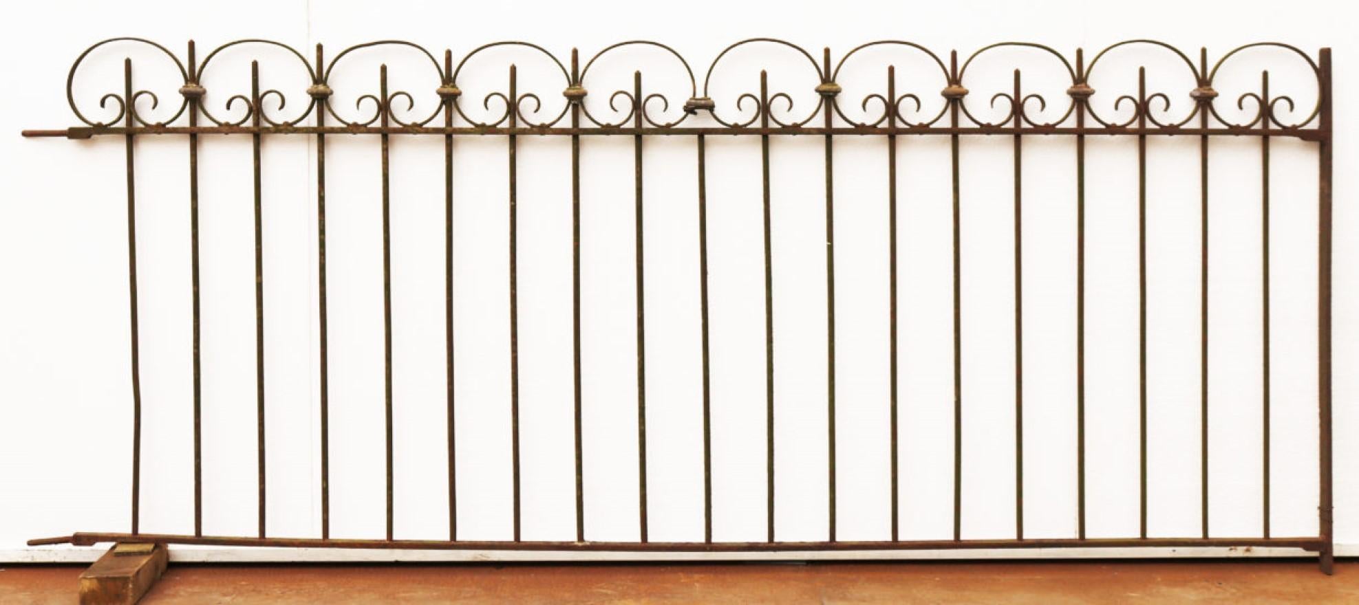 Wrought Iron Reclaimed Railings and Gate at 1stDibs | reclaimed wrought ...