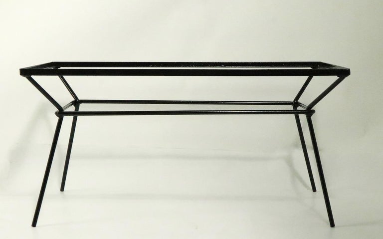 Wrought Iron Table after Nelson for Arbuck Frank and Sons at 1stDibs