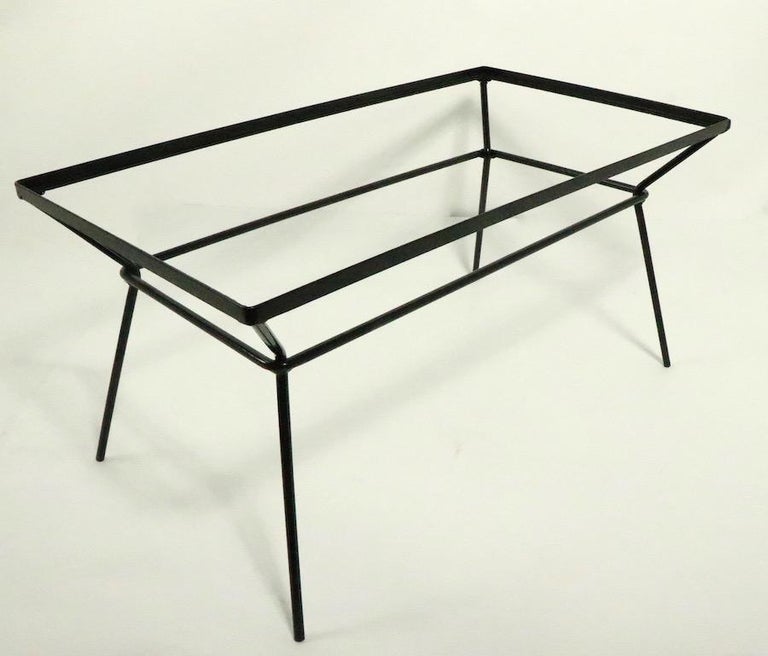 Wrought Iron Table after Nelson for Arbuck Frank and Sons at 1stDibs