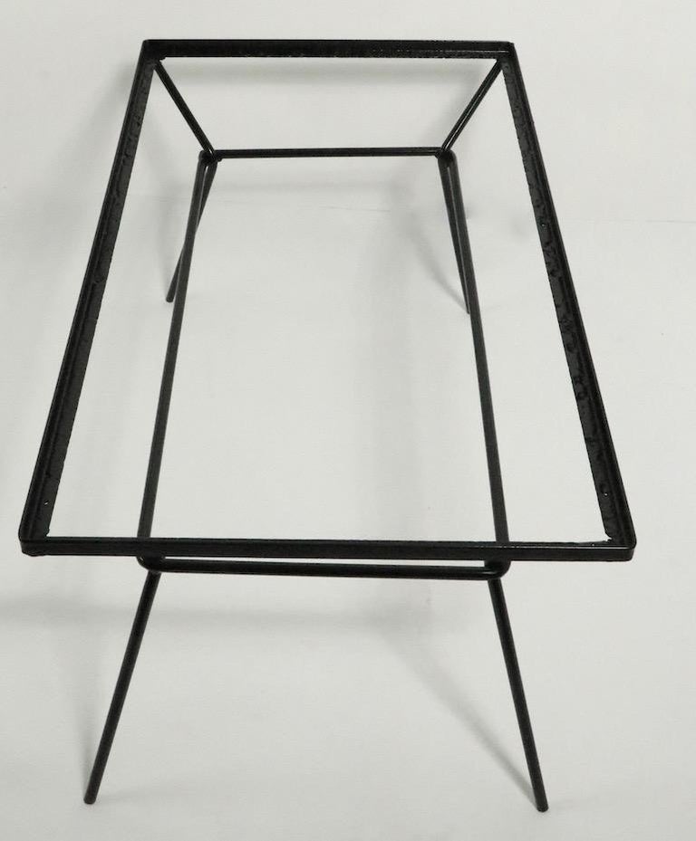 Wrought Iron Table after Nelson for Arbuck Frank and Sons at 1stDibs