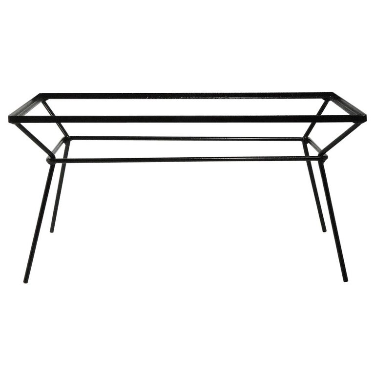 Wrought Iron Table after Nelson for Arbuck Frank and Sons at 1stDibs