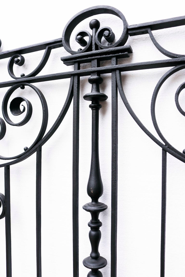 Wrought Iron Victorian Pedestrian Gate at 1stDibs