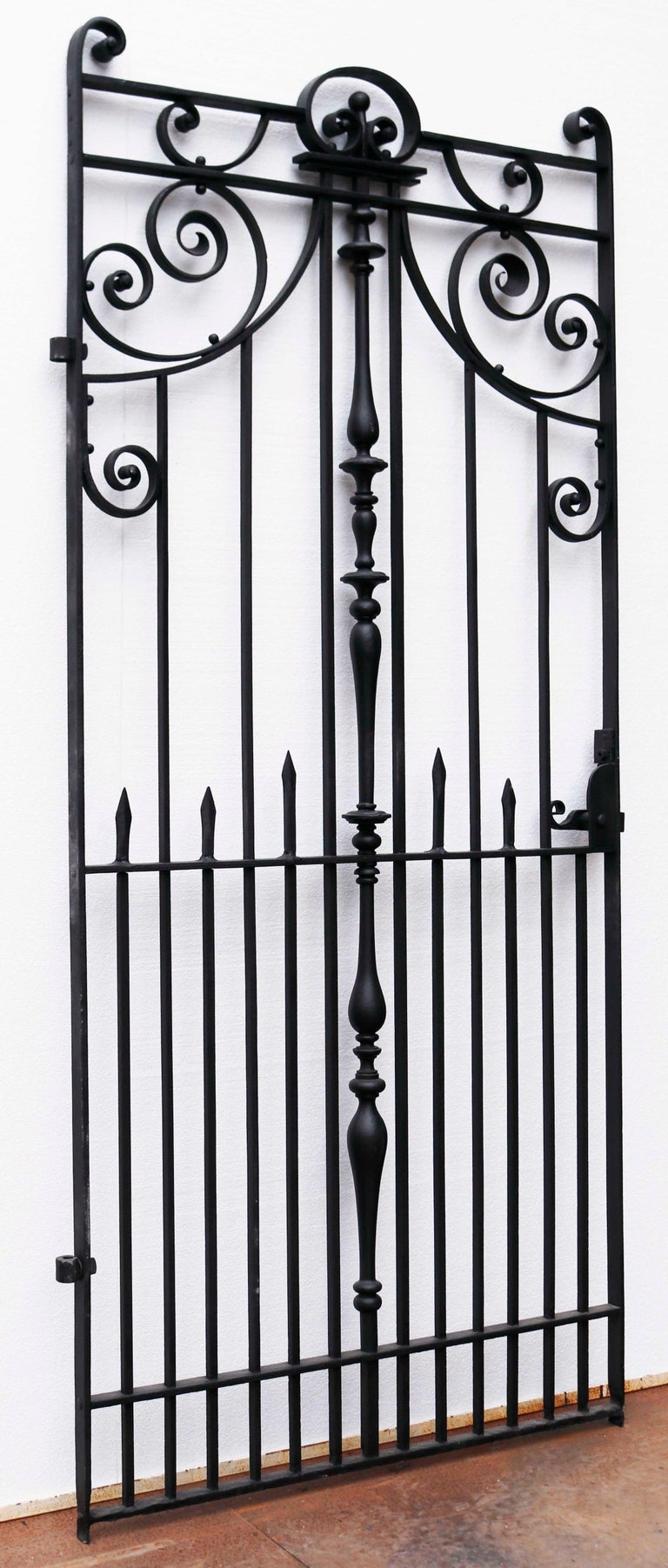 Wrought Iron Victorian Pedestrian Gate at 1stDibs