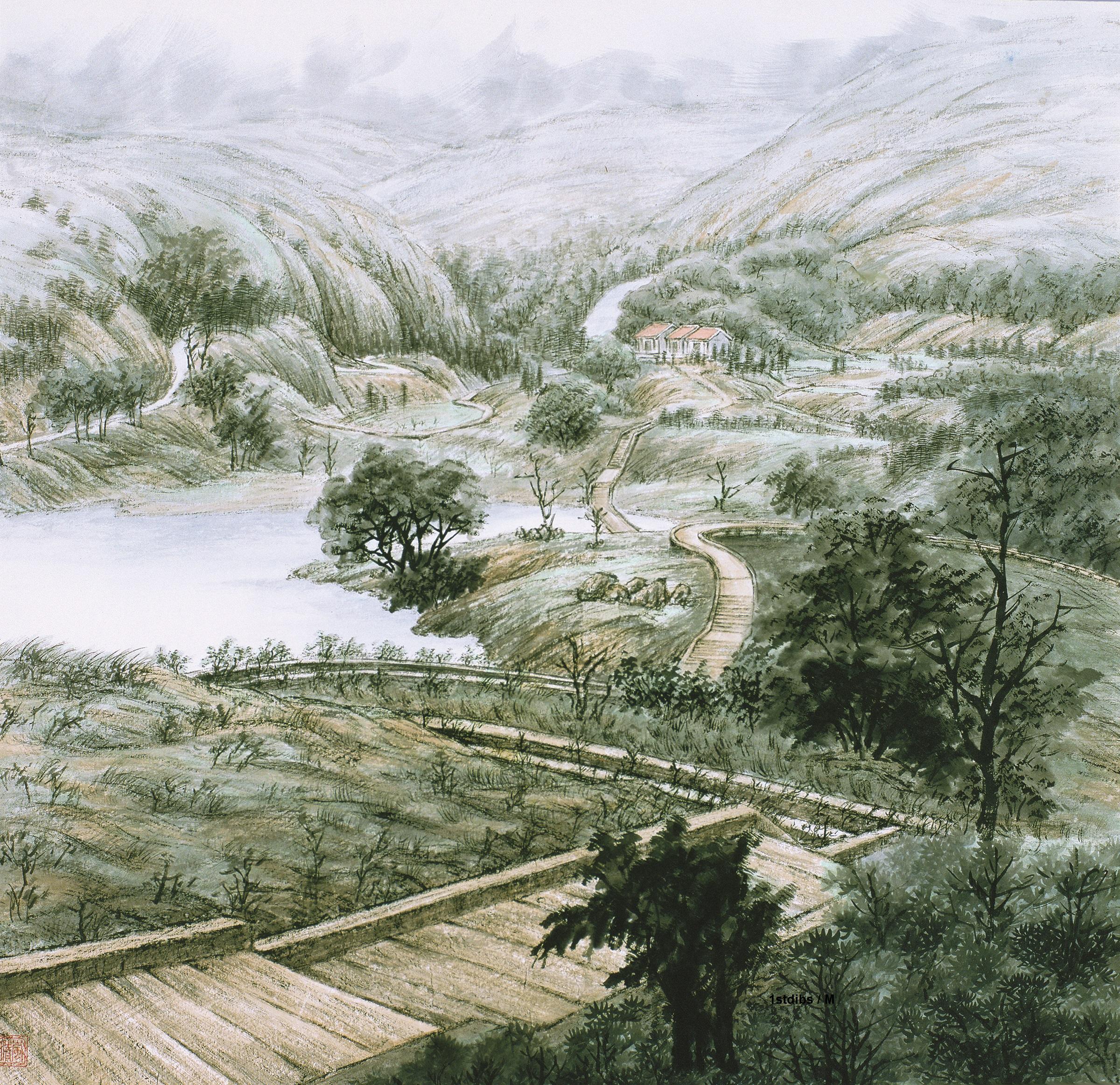 Wu Lan-Chiann - Pencil on paper - Study of Water Reflection, 2014 ...